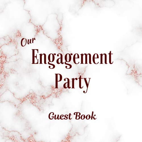 Our Engagement Party Guest Book: Engagement Gift For Couples - Guest ...