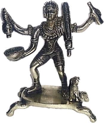 Buy Fashionbonanzamart Metal Kaal Bhairav Idol | Bhairo Baba | Shri Kal ...