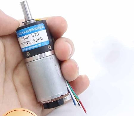 Planetary Gear DC Gear Motor 12V 24V 6V 24mm 370 with Encoder Speed ...
