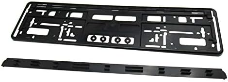 Amazon.com: ATIODYUUK Universal Euro License Plate Tag Holder Mount ...