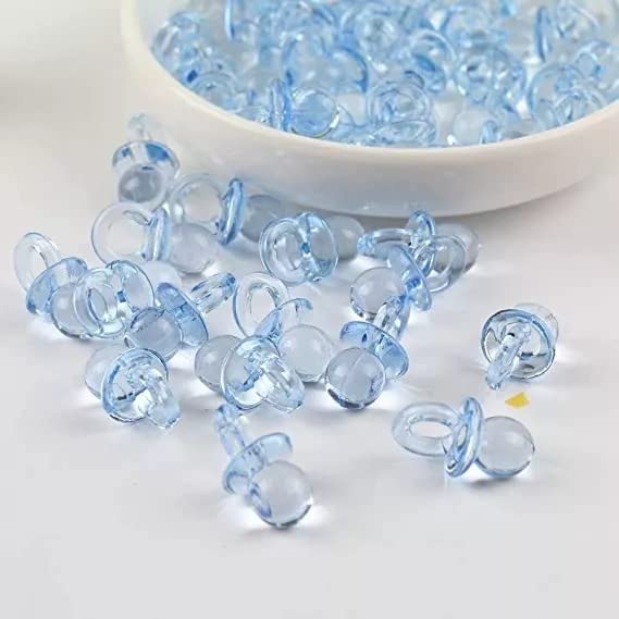 50 chuponcitos minichupones chupetes baby shower azul niño : Amazon.com ...