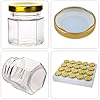 30 Pcs Mini Pot De Miel 45ml En Verre Avec Couvercle, Yaourt, Confiture ...