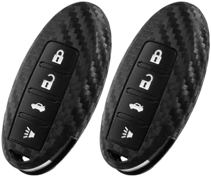 Amazon.com: TANGSEN Smart Key Fob Case 3D Carbon Fiber ABS Plastic ...