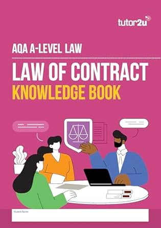 Buy Law of Contract Knowledge Book for AQA A-Level Law Book Online at ...