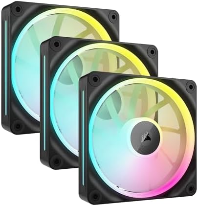 Corsair iCUE LINK LX120 RGB 120mm PWM Fans Triple Pack – Dual Light ...