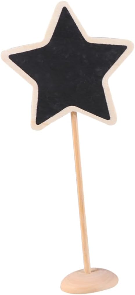 Amazon.com: Veemoon 10pcs Mini Creative Blackboards with Stand Wood ...