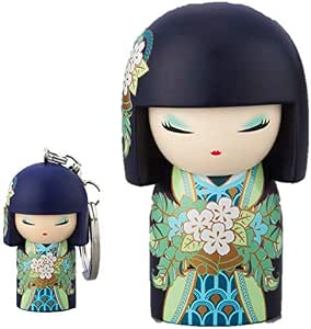 Amazon.com: Kimmidoll Key Chains & Doll Set/Modern Kokeshi Doll ...