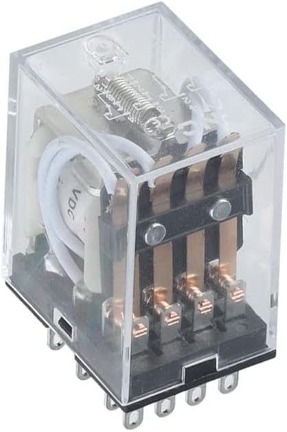 Amazon.com: XFWYHLTO 1 PCS MY4 Small Electromagnetic Relay Power Relay DC12V DC24V AC110V AC220V ...