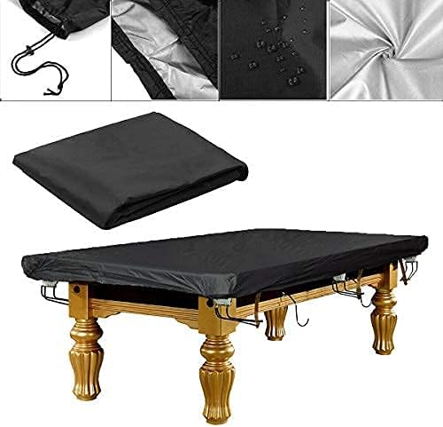 8ft Outdoor Pool Snooker Billiard Table Cover Polyester Waterproof Dust ...