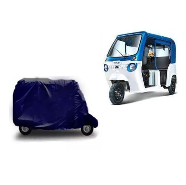 AUTO ALAXON All Weather Water Resistant Universal Auto Rickshaw Cover ...