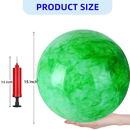 Snapklik.com : 3 Pcs 15 Inch Marbleized Bouncy Balls For Kids Large ...