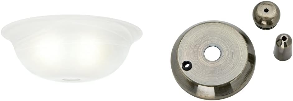 Hunter Fan Company Casablanca 99057 Swirled Marble Standard Shape Glass ...