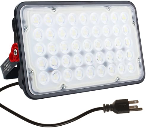 OUSIDE 100W LED Flood Light Outdoor, 8910lm IP66 Waterproof Exterior ...