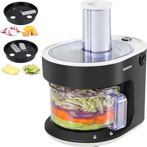 Amazon.com: NutriChef 3-in-1 Electric Vegetable Chopper, Spiralizer ...