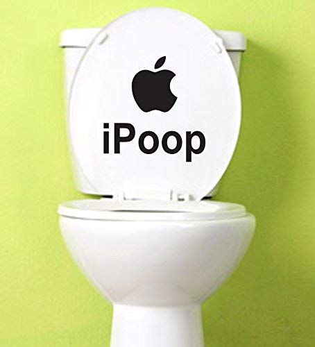 Buy Gifts Collection 'Fun Apple iPoop ' Toilet Seat Sticker Online at ...
