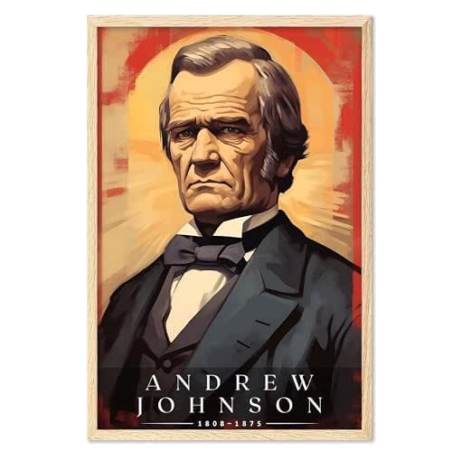 Amazon.com: Andrew Johnson Poster, Andrew Johnson Wall Art, USA ...