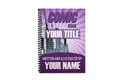 Amazon.com: Personalized Comic Book for Kids with Custom Name, Blank ...