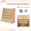 Amazon.com: Costzon 4-Tier Kids Bookshelf, Front Facing Children ...