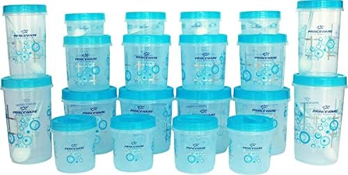 Buy Princeware Twister Combo Plastic Package Container Set, 20-Pieces ...