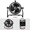 Amazon.com: ECOMAX 10-Inch High-Velocity Drum Air Circulator Fan, Heavy ...