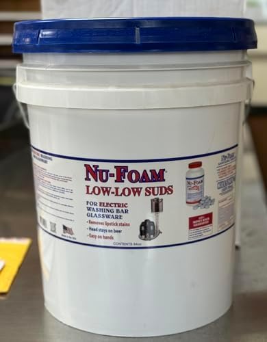Amazon.com: Nu-Foam Low Low Suds Liquid Detergent for Bar Glassware ...