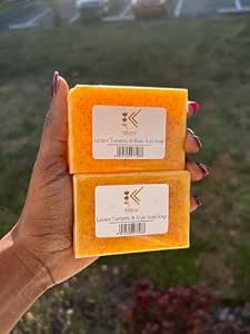 Amazon.com : Kitana Cosmetics Lemon Turmeric & Kojic Acid Soap, Natural ...