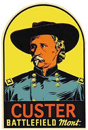 Amazon.com: Custer Battlefield Montana Travel Decal Sticker Souvenir ...