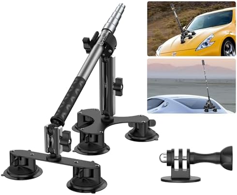 Amazon.com : Fotoleey 360 Camera Suction Cup Car Mount Kit for Insta360 ...