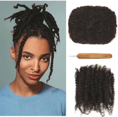 Amazon.com : Curly Que Locs Afro Kinky Hair Bulk For Dreadlock ...