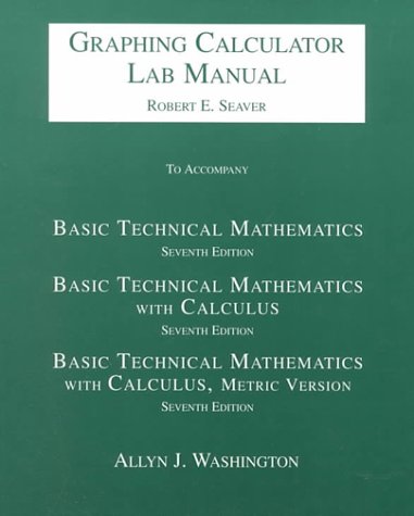 Amazon.com: Graphing Calculator Lab Manual: 9780201658576: Washington ...