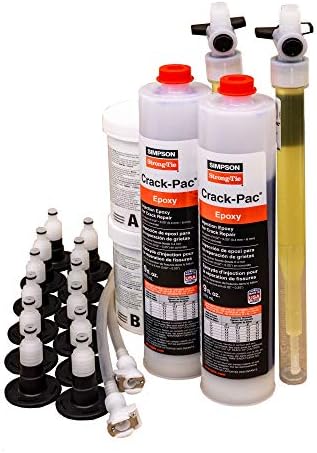 Polygem LCR Epoxy Concrete Crack Repair Kit - Stops Leaks - High ...