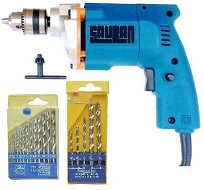 3 Power Drill Machine with Drill bits for Wood,Iron,Wall Multicolour ...
