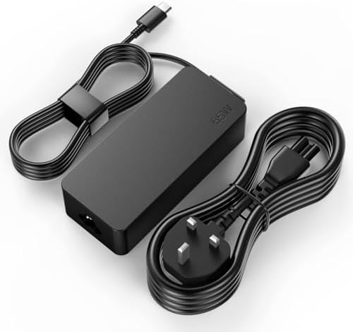 65W 45W USB C Laptop Charger for Lenovo ThinkPad x1 Carbon T14/T15/T480 ...
