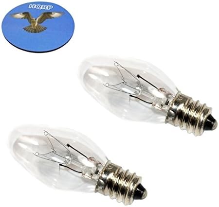 HQRP 2-Pack 15W 120V Light Bulbs Works with Scentsy KE-15WLITE ...