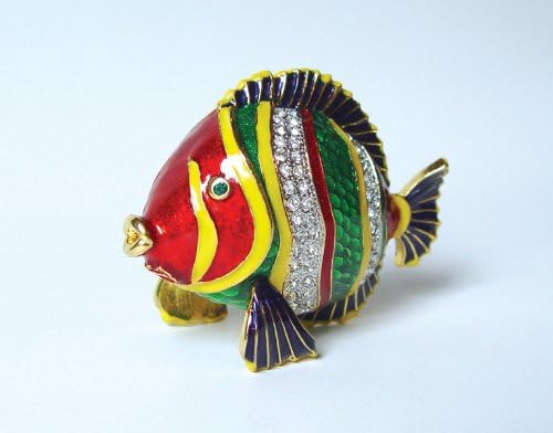 Amazon.com: Tropical Fish Swarovski Crystal Box: Pendants: Clothing ...