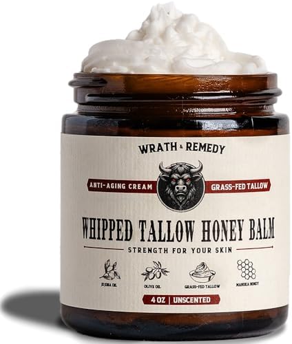 Amazon.com : Krowa All Purpose Body Balm - Clean Grass Fed Beef Tallow ...