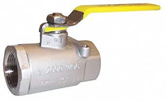Apollo CF8M Stainless Steel FNPT x FNPT Ball Valve, Locking Lever, 1-1/ ...