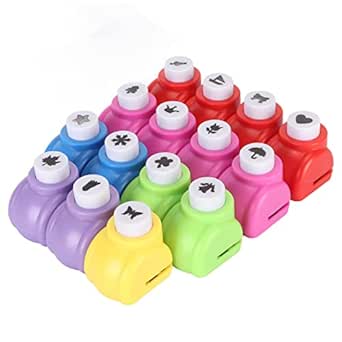 Shape Paper Punch Set, 15Pcs Paper Punchers for Arts and Crafts, Craft ...