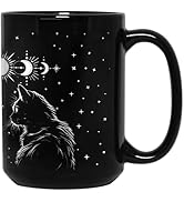 Amazon.com: Black Cat Mug 15Oz Cat Coffee Mug Cat Lover Gifts For Women ...