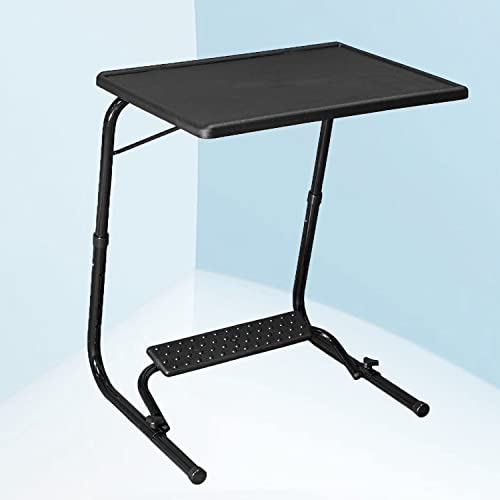 Amazon Brand - Arovemic White Table Mate Multipurpose Table and Height ...