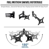 Buy Caprigo Super Heavy Duty TV Wall Mount Stand for 12 to 27 inches ...