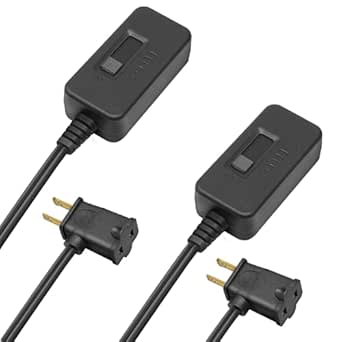 DiCUNO Plug-in Lamp Dimmer, Inline Dimmer Switch with 3.3ft Cord for ...