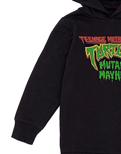 TEENAGE MUTANT NINJA Turtles Boys Hoodie | Black Mutant Mayhem Hooded ...