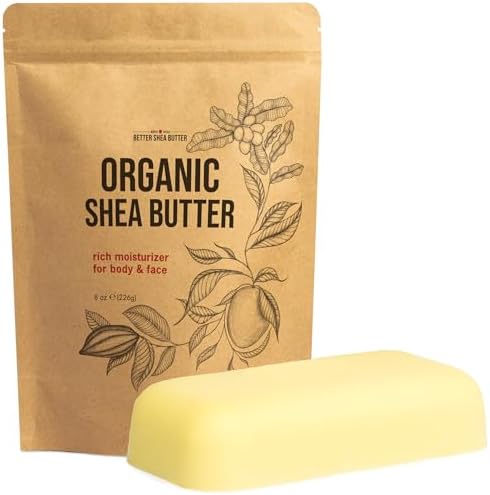 Amazon.com : Organic Shea Butter Raw Unrefined, USDA Certified Organic ...
