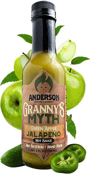 Amazon.com : Anderson Pepper Company - Granny’s Myth Hot Sauce - Green ...