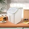 Amazon.com: RUIAN 2Pcs Large Flour Storage Container Bin 50Lb Airtight ...