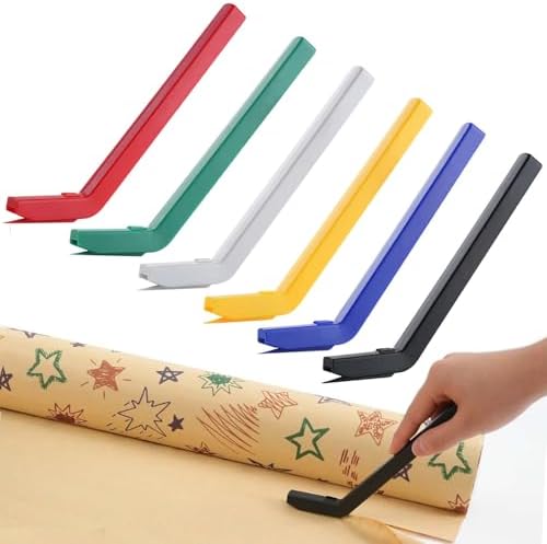 Amazon.com : LIZAAL 6-Pack Wrapping Paper Cutter Set | Safe and Easy ...