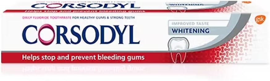 Corsodyl Whitening Toothpaste, Daily Gum Care, 75ml : Amazon.co.uk ...