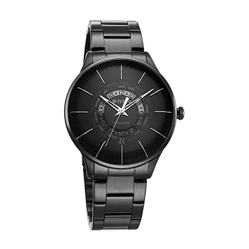 Buy Titan Analog Black Dial Men's Watch-90145NM01 at Amazon.in