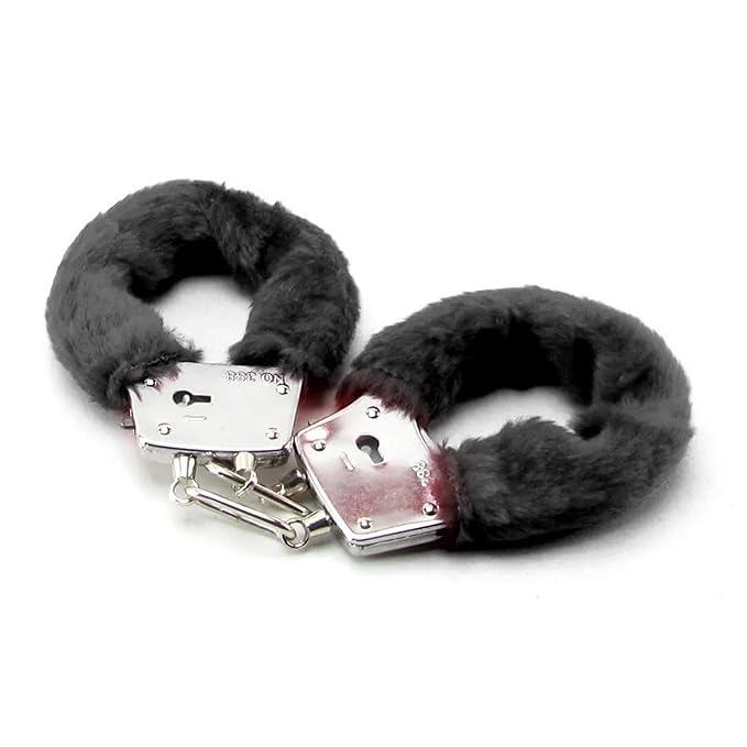 Prokart Kids Toy Police Handcuffs – Soft Plush Costume Accessory | Safe ...